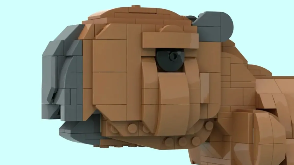 Un capibara construido con ladrillos sería un complemento ideal para ...