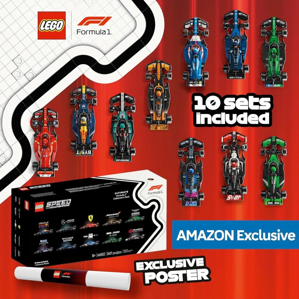 LEGO 66802 Ultimate Formula 1 Collector’s Pack revealed