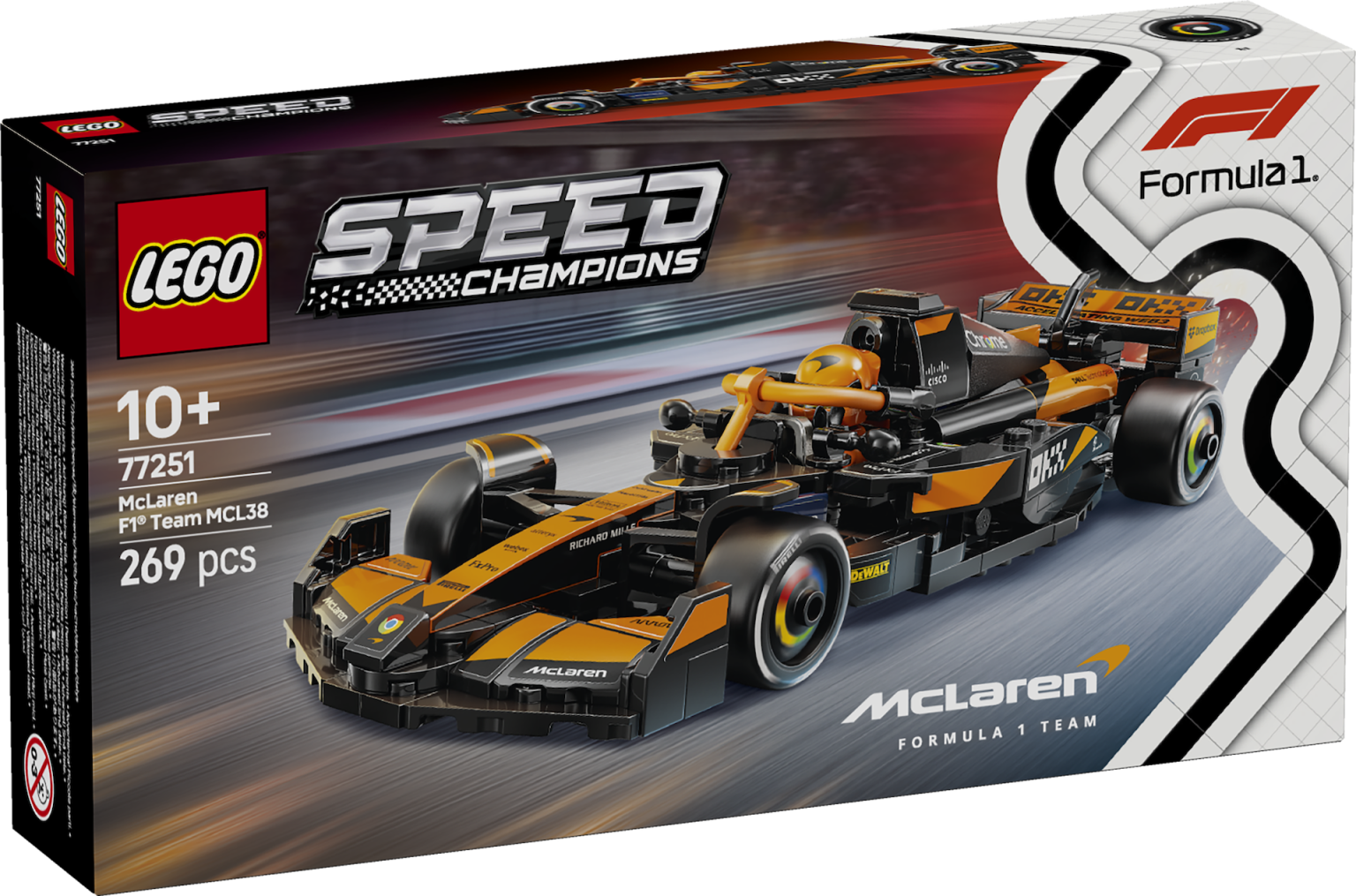New LEGO Formula 1 2025 sets race to shelves today