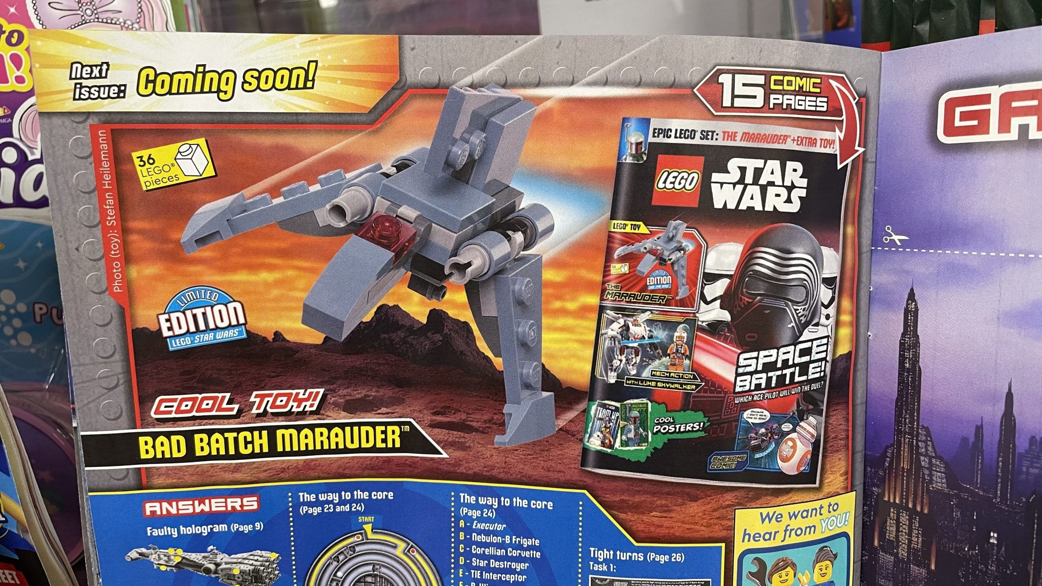 LEGO Star Wars magazine Issue 115 goes back to basics