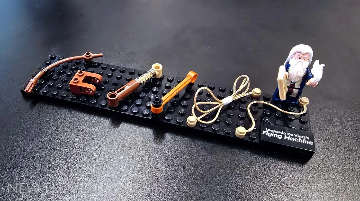 Closer look at LEGO 10363 Leonardo da Vinci’s Flying Machine
