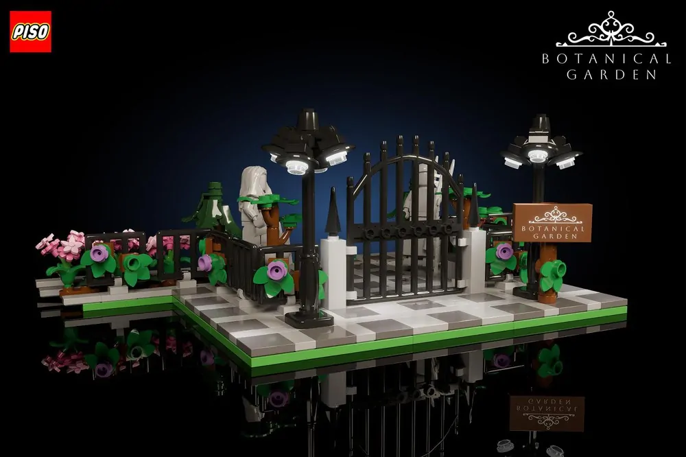 Custom LEGO Ideas Botanical Garden gates highlight downsides of GWP