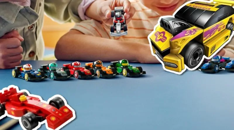 Exploring LEGO 71049 F1 Collectible Race Car's LEGO Racers ancestors