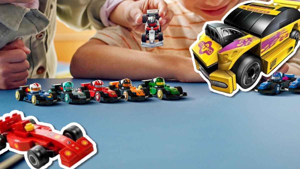 Exploring LEGO 71049 F1 Collectible Race Car's LEGO Racers ancestors ...