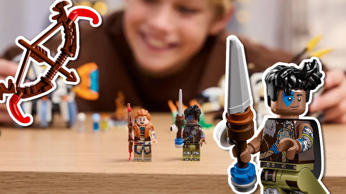 Closer look at new pieces in LEGO Horizon Adventures 2025 set