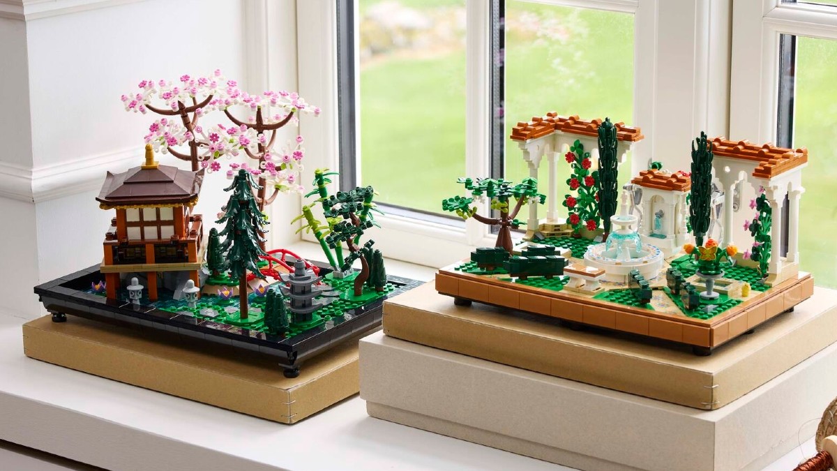 LEGO Icons Gardens of the World 10359 Fountain Garden revealed
