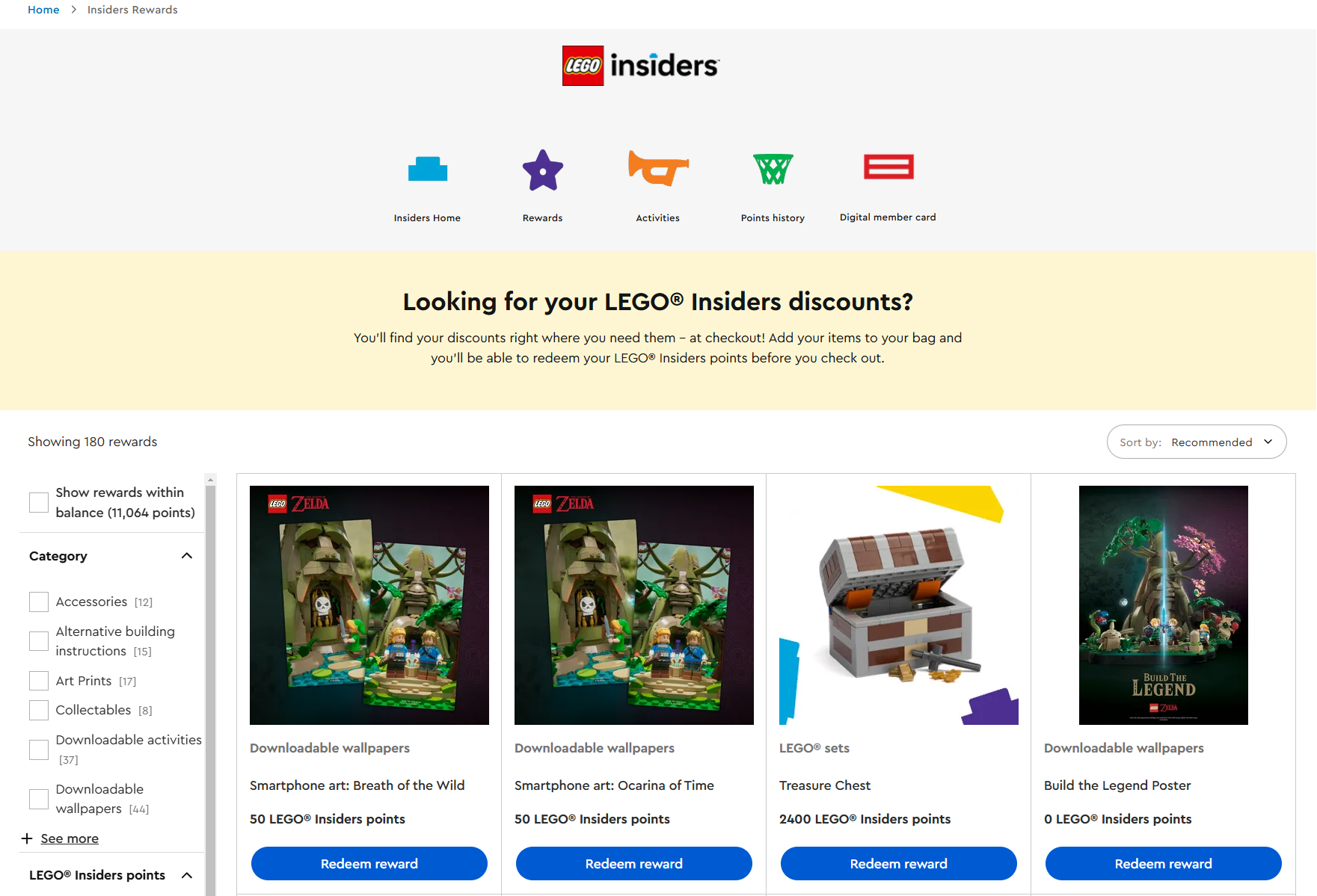 LEGO Insiders discounts have changed for the better