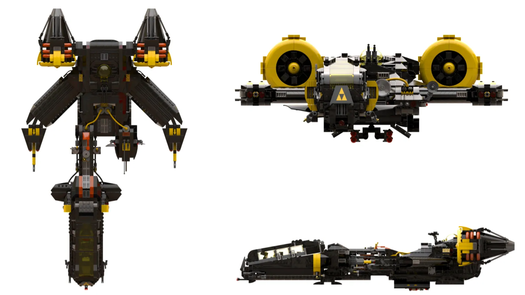 Fan-made remakes offer a taste of rumoured LEGO Blacktron Renegade set