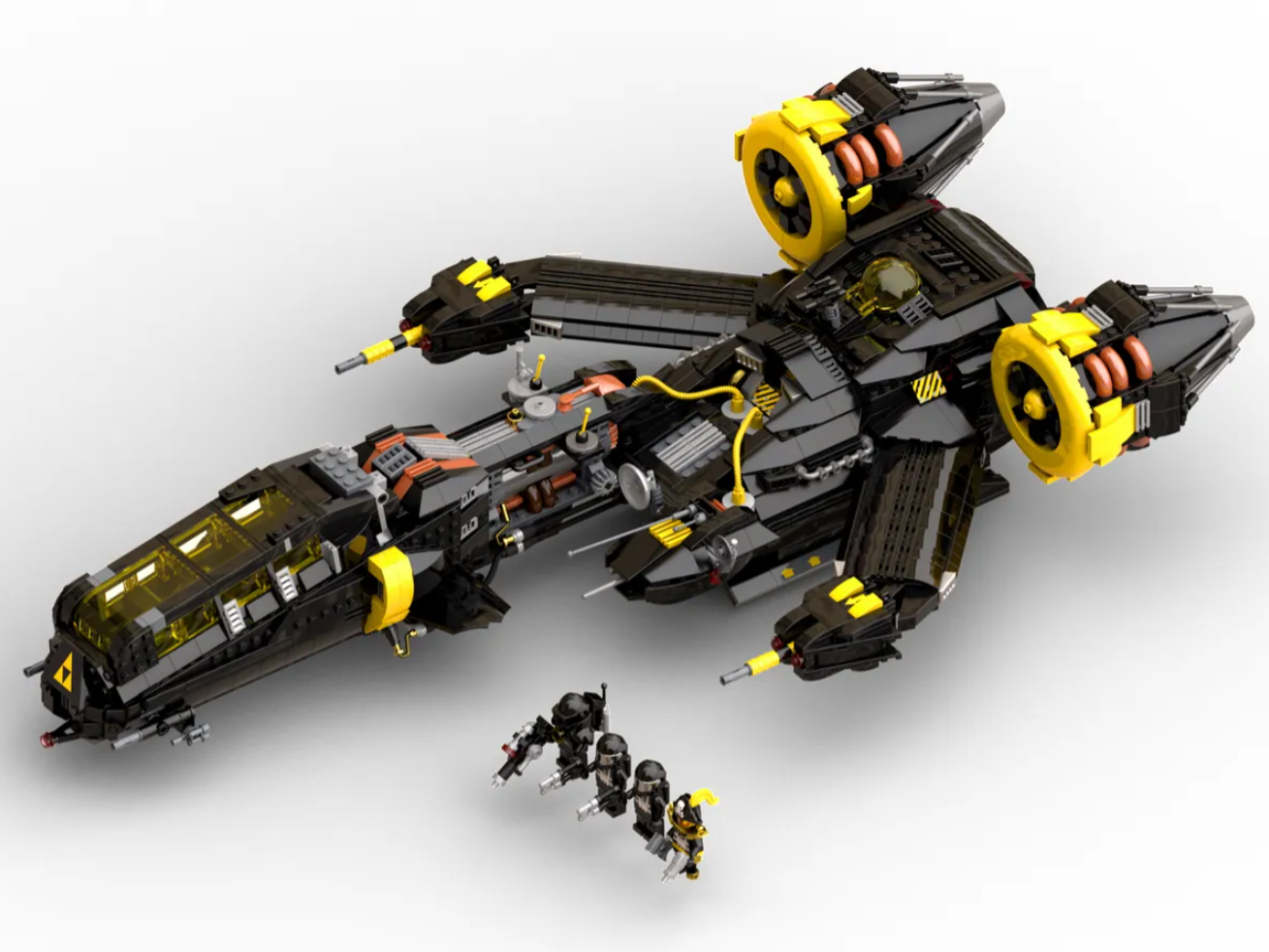 Fan-made remakes offer a taste of rumoured LEGO Blacktron Renegade set