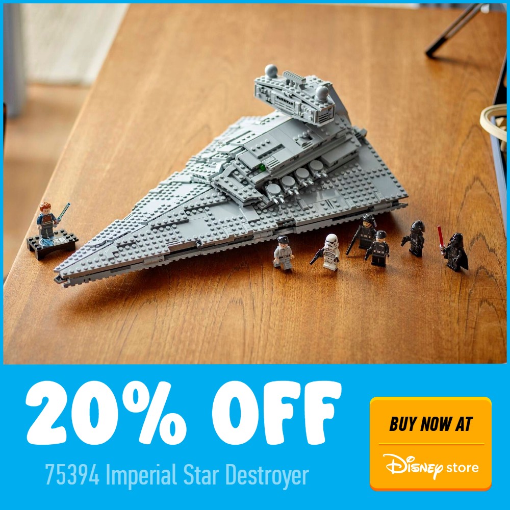 Up to 20% off LEGO Star Wars, Marvel, and more at Disney Store US