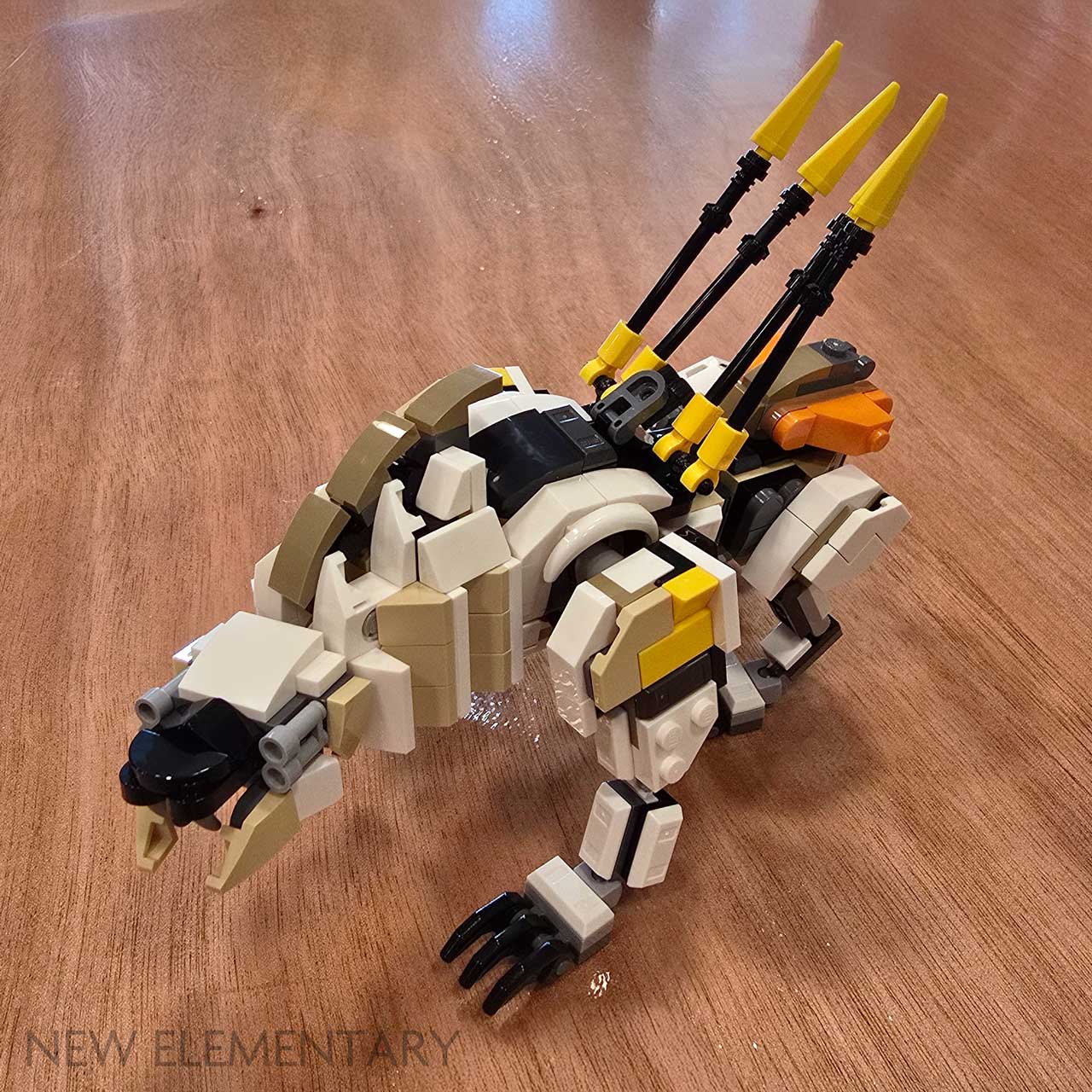 Closer look at new pieces in LEGO Horizon Adventures 2025 set