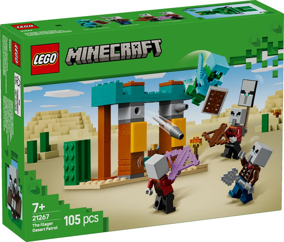LEGO Minecraft delves into the Nether and armadillos in early 2025