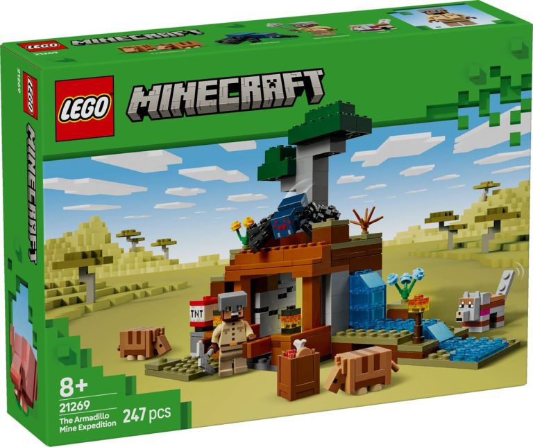 LEGO Minecraft delves into the Nether and armadillos in early 2025
