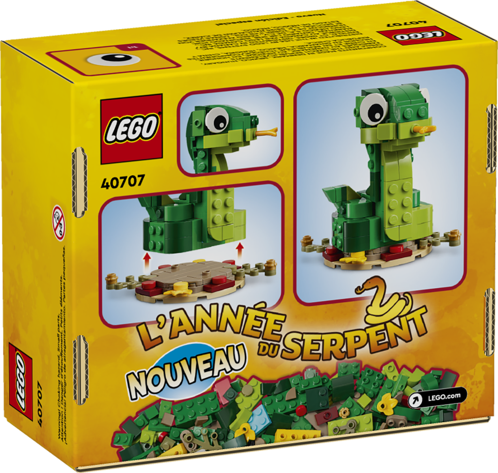 LEGO 40707 Годината на змията трябва да се плъзне в кошници утре