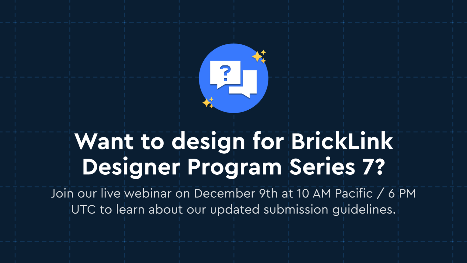 LEGO BrickLink Designer Program Series 7 webinar announced