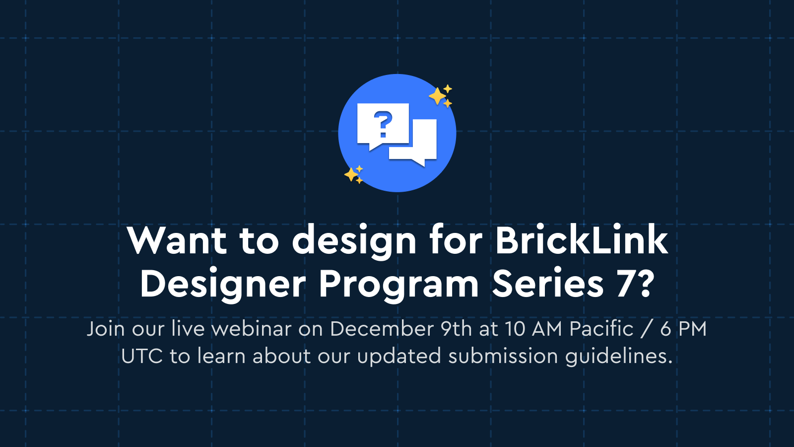 LEGO BrickLink Designer Program Series 7 webinar announced