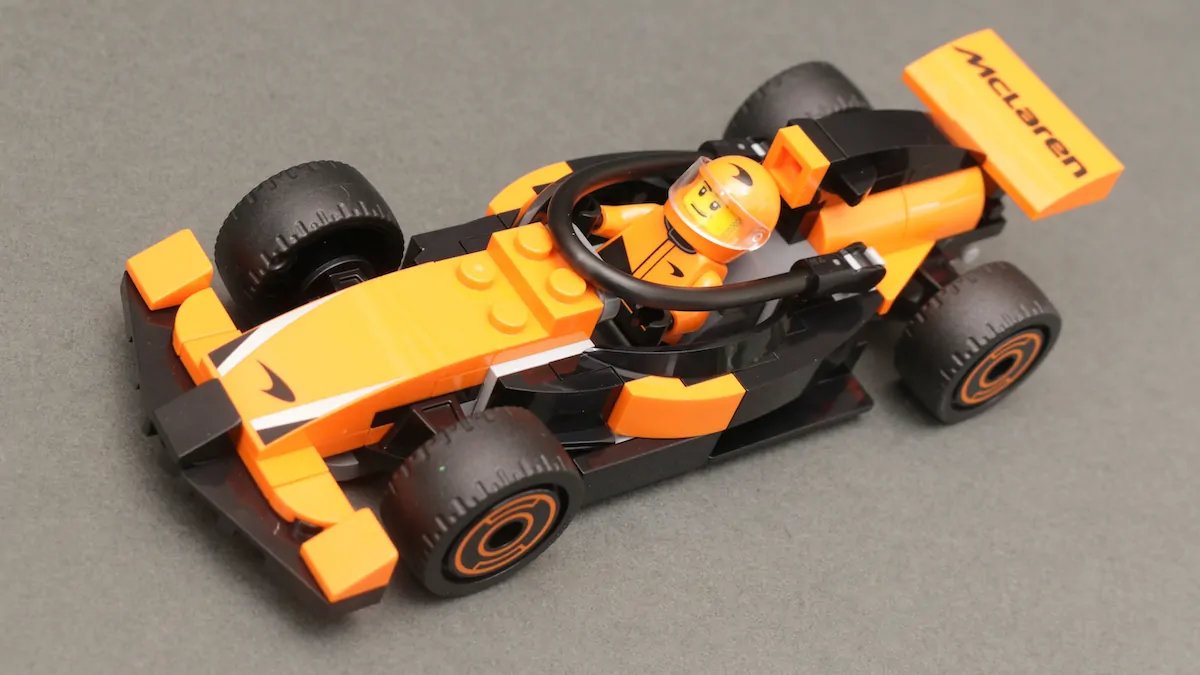 LEGO City 60442 F1 Driver with McLaren Race Car review