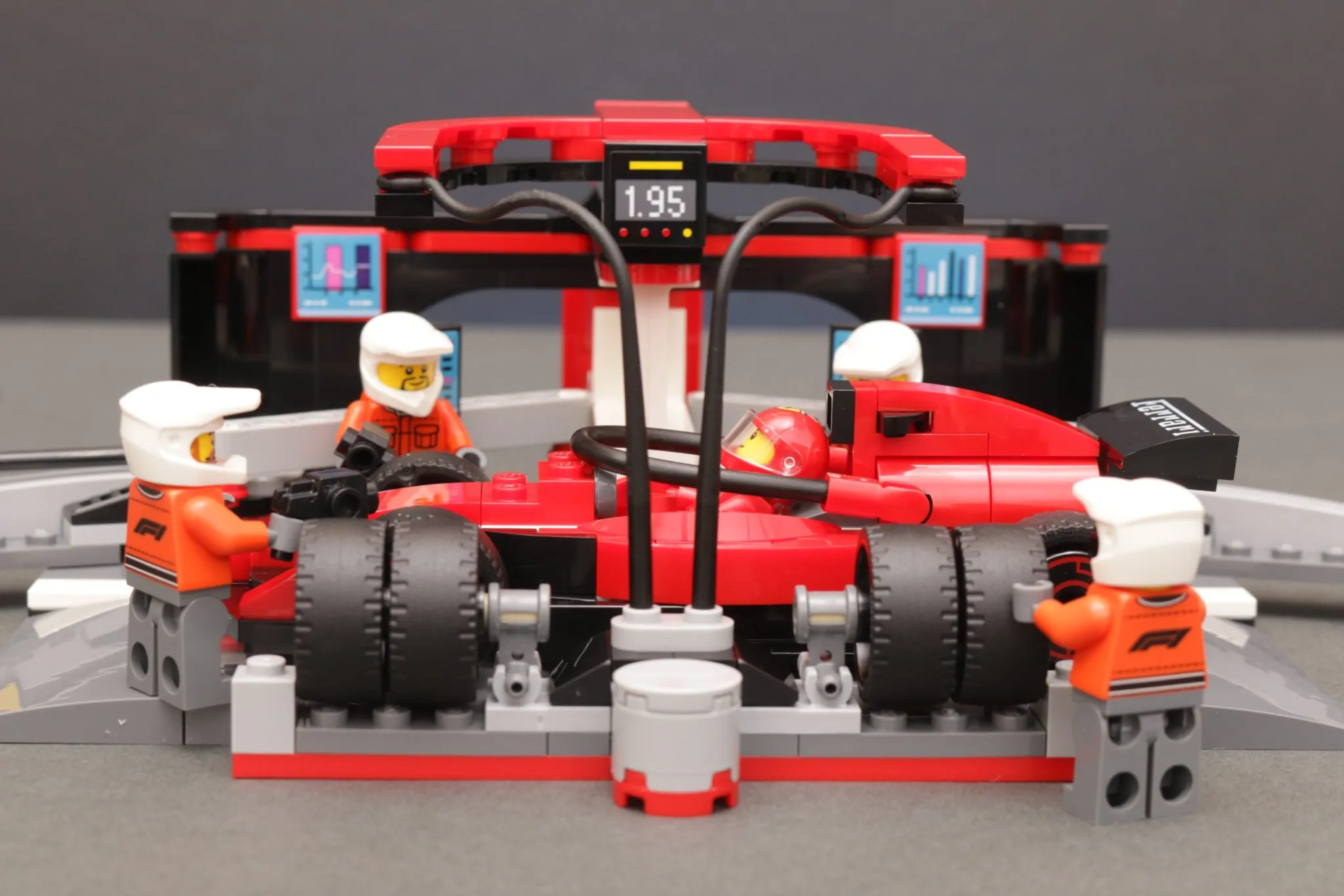 LEGO City 60443 F1 Pit Stop & Pit Crew with Ferrari Car
