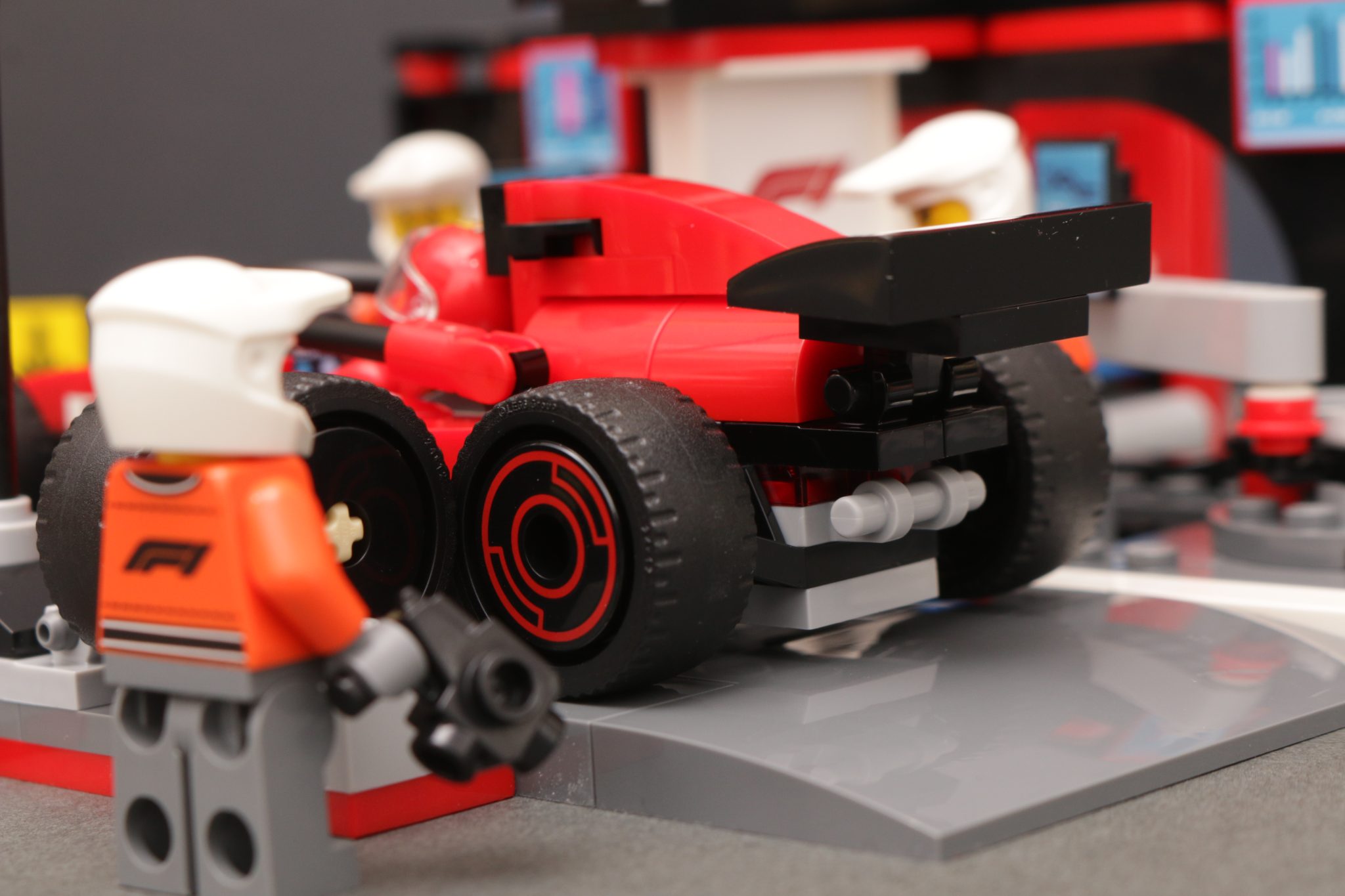 LEGO City 60443 F1 Pit Stop & Pit Crew with Ferrari Car