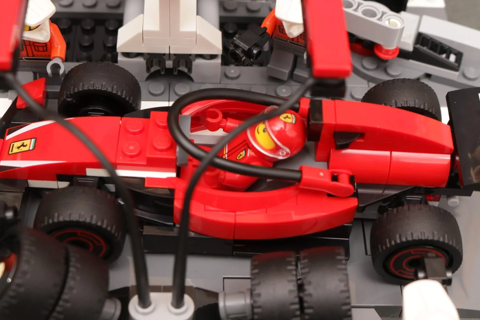LEGO City 60443 F1 Pit Stop & Pit Crew with Ferrari Car