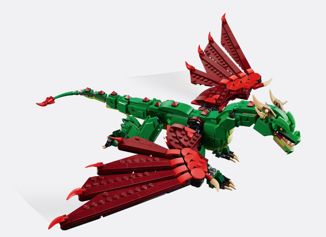 LEGO says new Creator 3-in-1 dragon is ‘too good to be true’