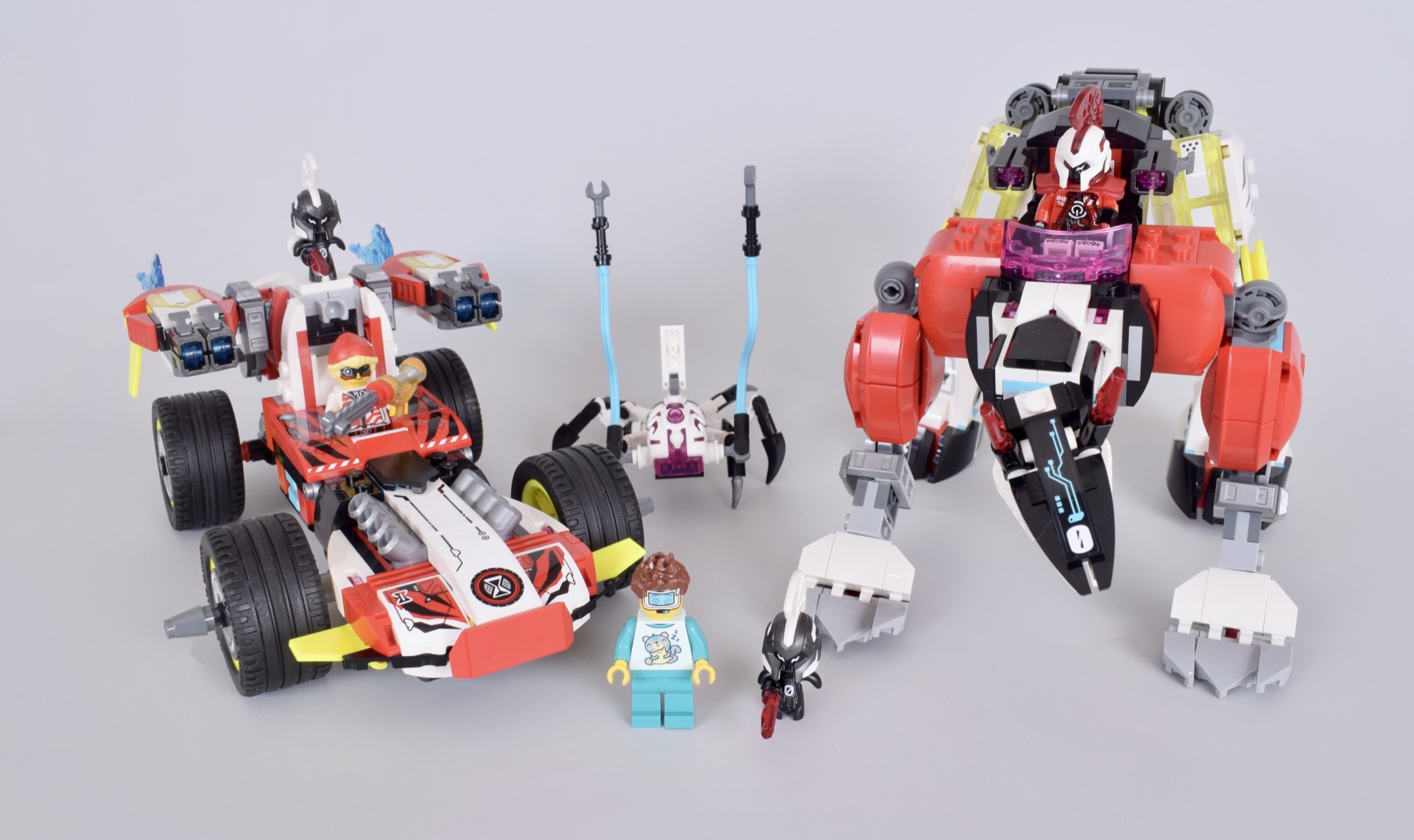 LEGO 71497 Cooper's Tiger Mech & Zero's Hot Rod Car review