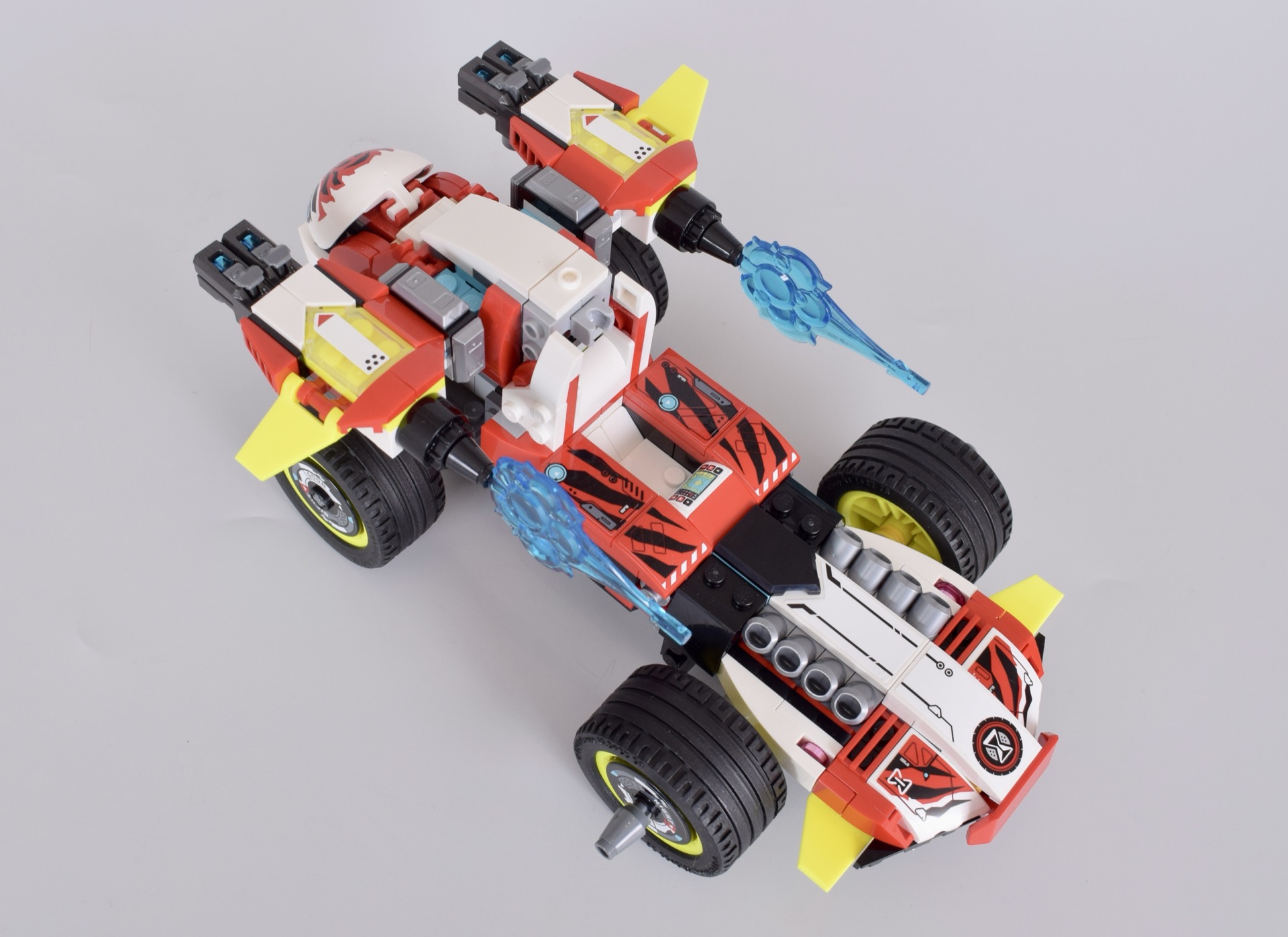 LEGO 71497 Cooper's Tiger Mech & Zero's Hot Rod Car review