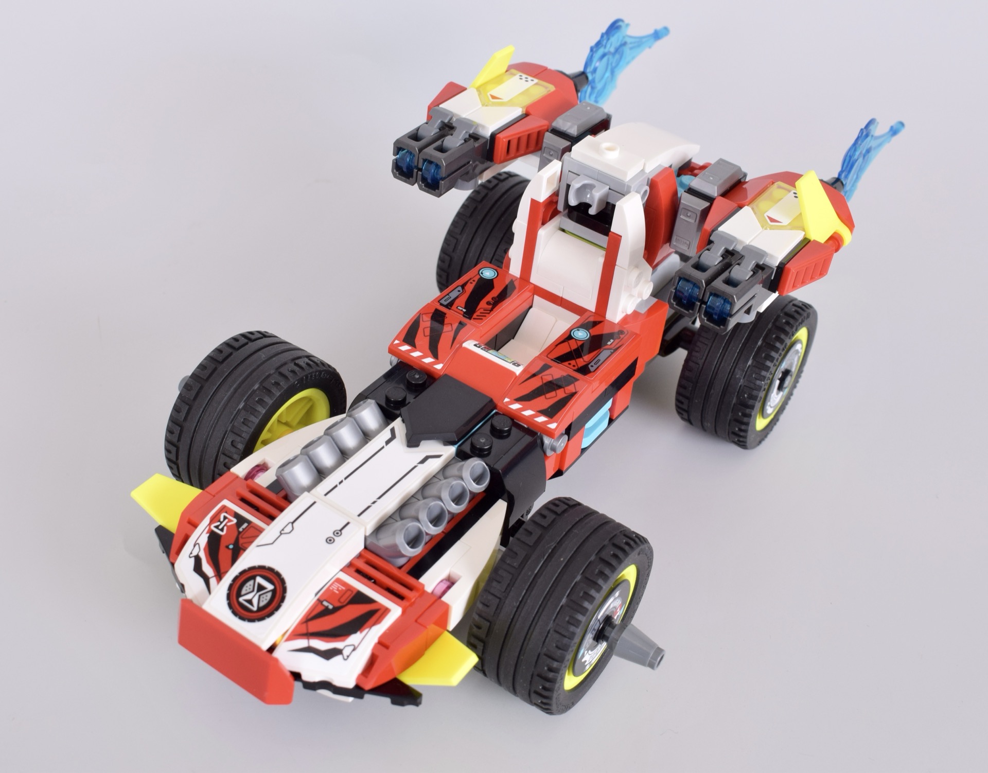 LEGO 71497 Cooper's Tiger Mech & Zero's Hot Rod Car review