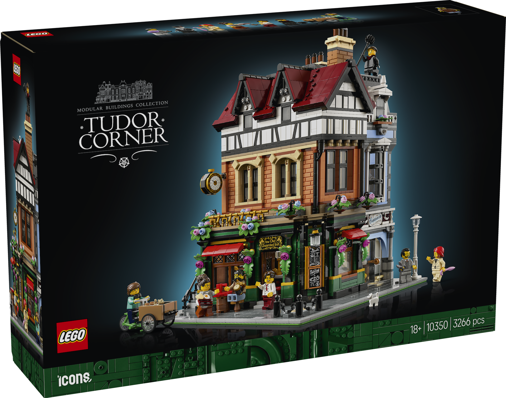 LEGO Icons 10350 Tudor Corner modular building revealed