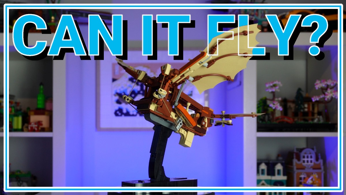 LEGO Icons 10363 Leonardo da Vinci’s Flying Machine tested