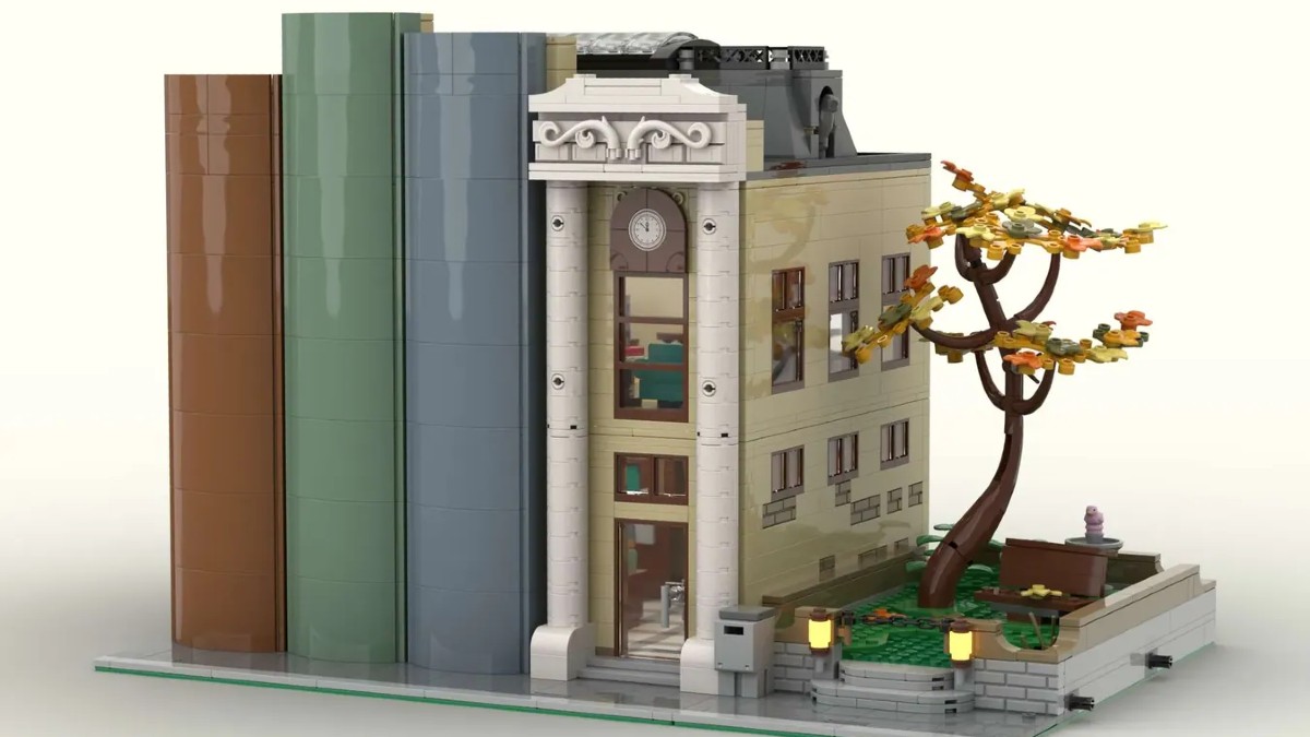 Whimsical modular library may join the LEGO Ideas collection
