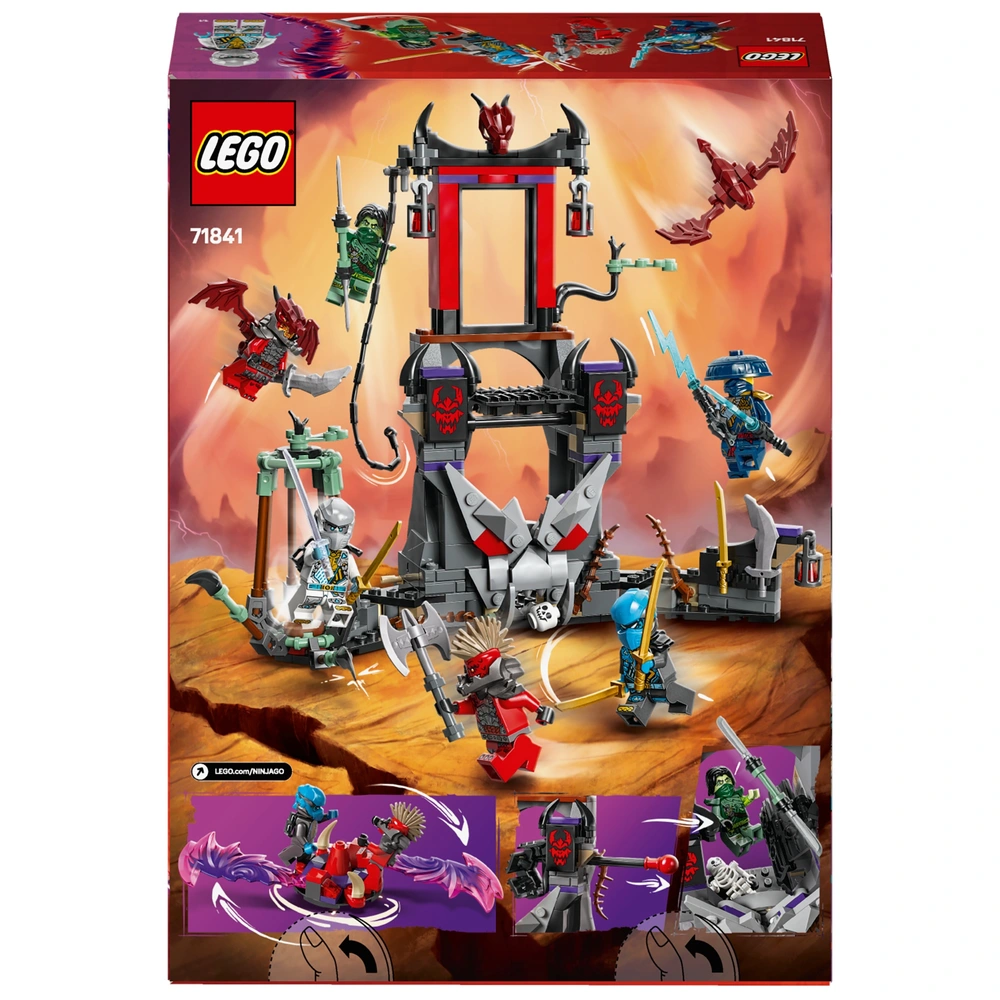 LEGO NINJAGO 71841 Dragonian Storm Village потвърждава завръщането на големия злодей
