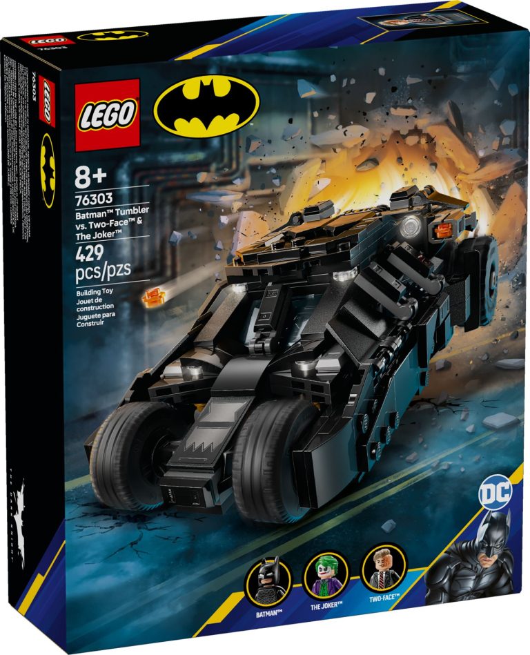 Comparing nearly two decades of LEGO Batman Tumbler builds