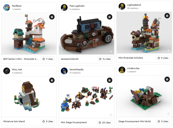 LEGO BrickLink Designer Program Series 4 Mini-Build contest