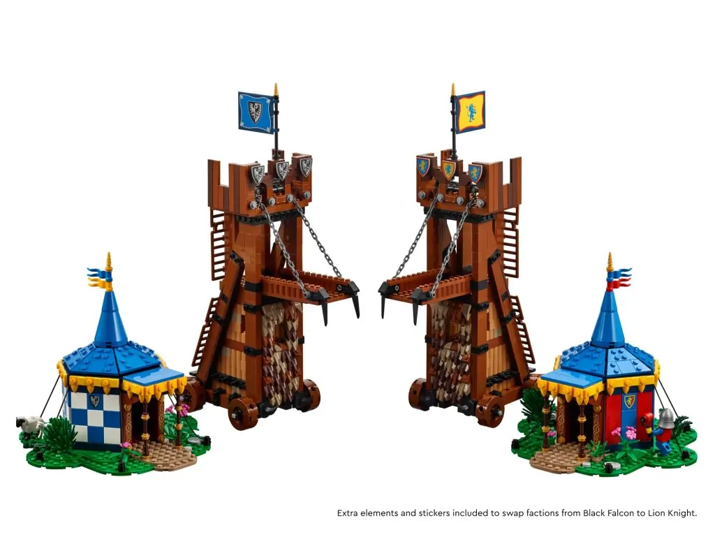 Le programme LEGO BrickLink Designer tourne sur un ensemble de châteaux ...