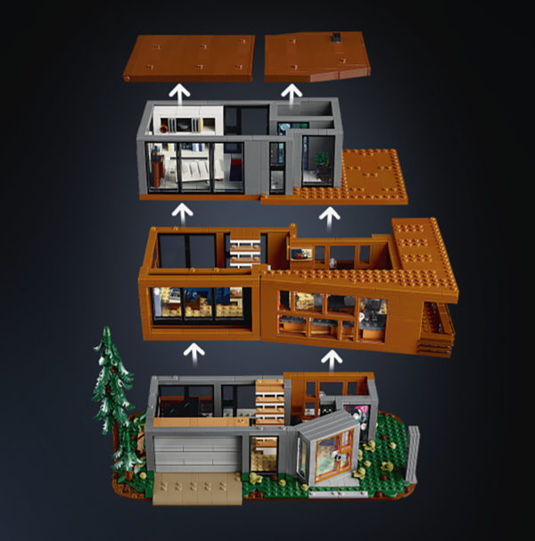 LEGO Ideas 21354 Twilight: The Cullen House visual tour