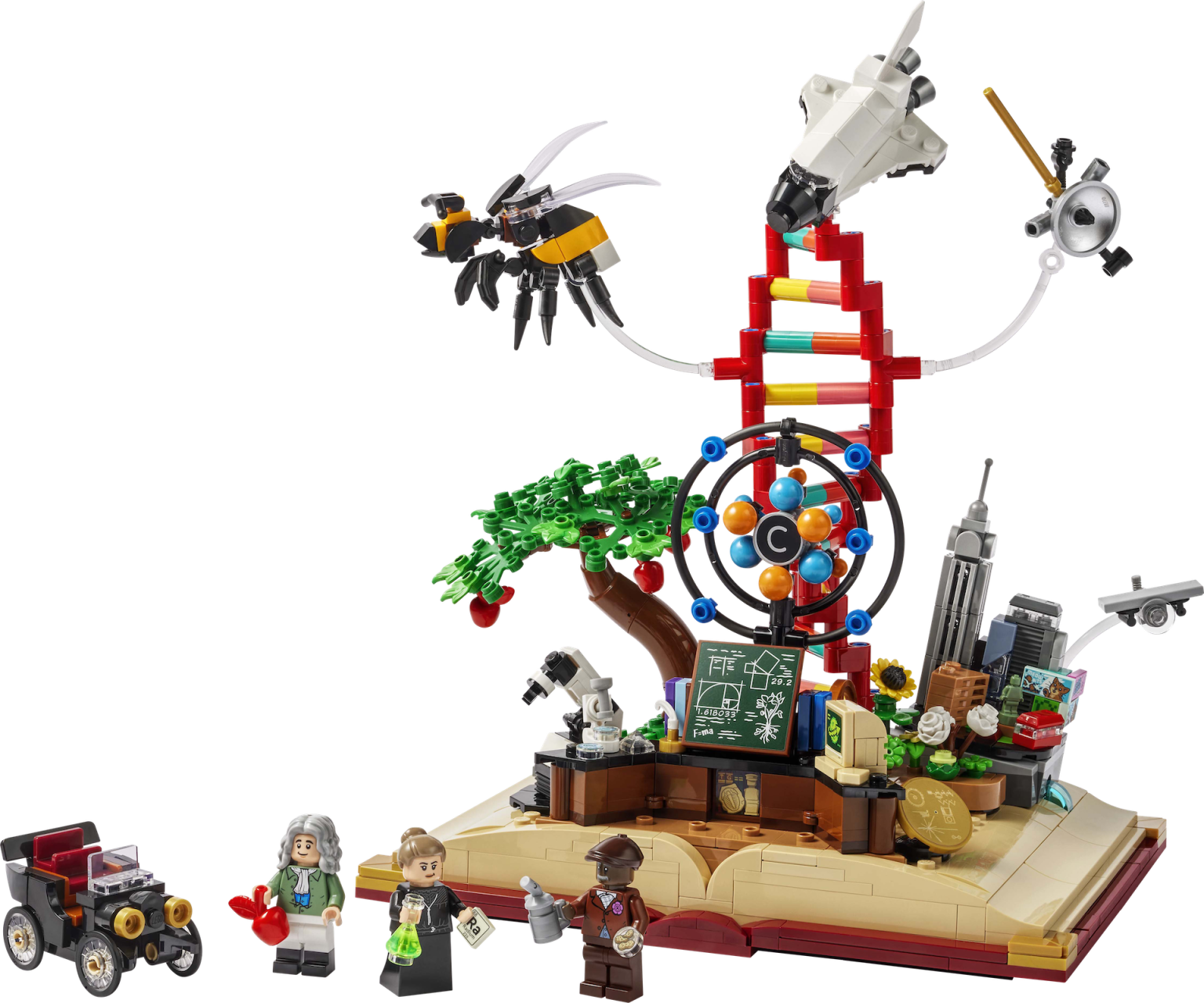 The hidden references of LEGO Ideas 21355 The Evolution of STEM