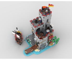 LEGO BrickLink Medieval Seaside Market alt. instructions