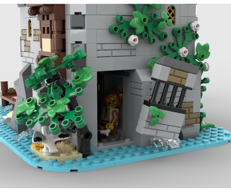 LEGO BrickLink Medieval Seaside Market alt. instructions