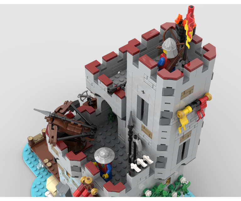 LEGO BrickLink Medieval Seaside Market alt. instructions