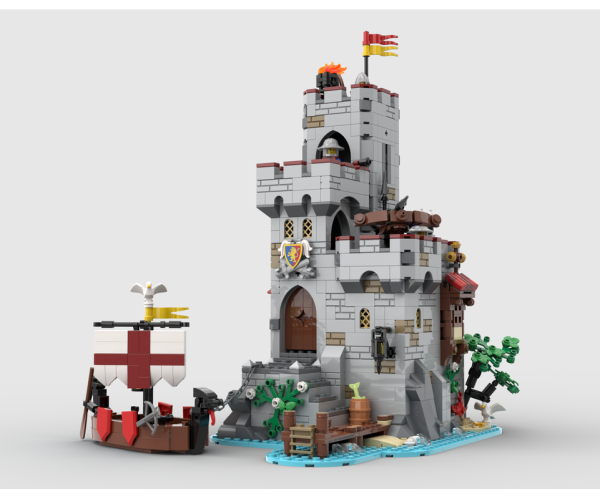 LEGO BrickLink Medieval Seaside Market alt. instructions