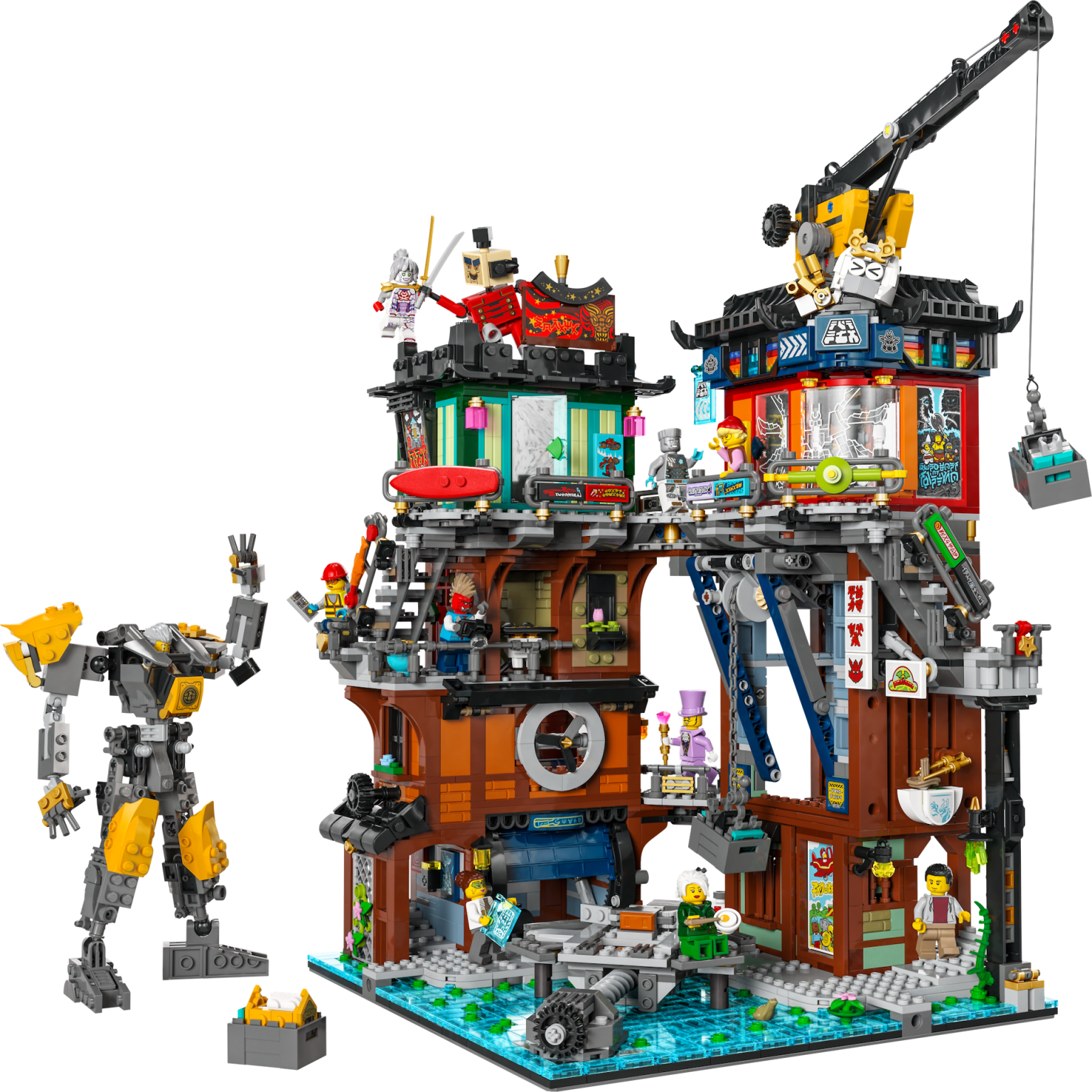 Every LEGO NINJAGO City set from 2017 to 2025 combined