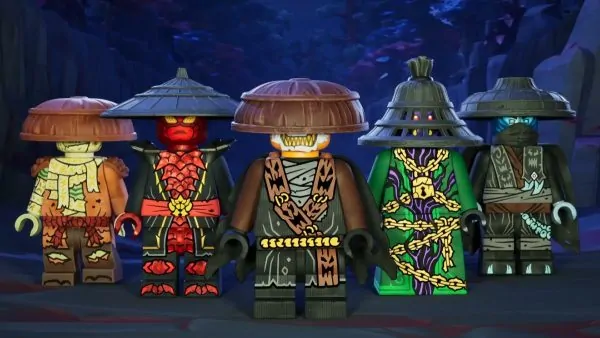 First look at rumoured LEGO NINJAGO Forbidden Five minifigures