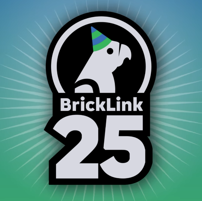 BrickLink reveals 25th-anniversary logo for LEGO celebration