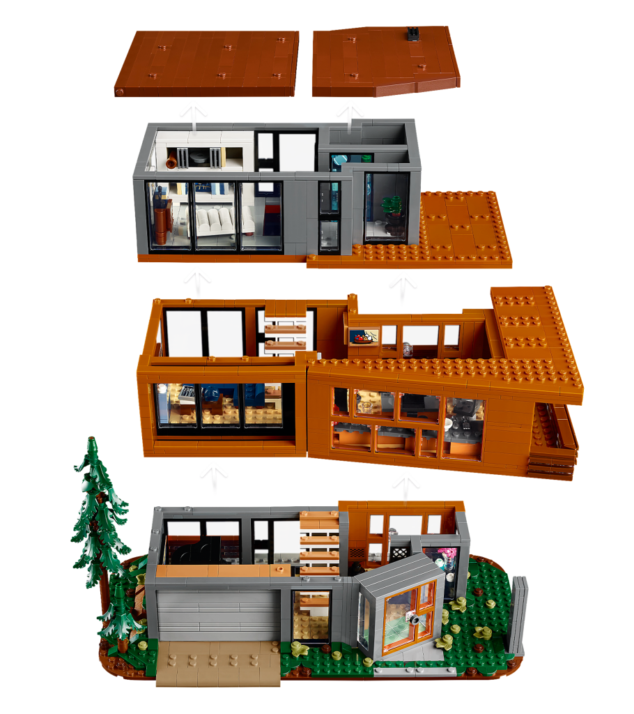 There's a modern LEGO mansion for everyone now
