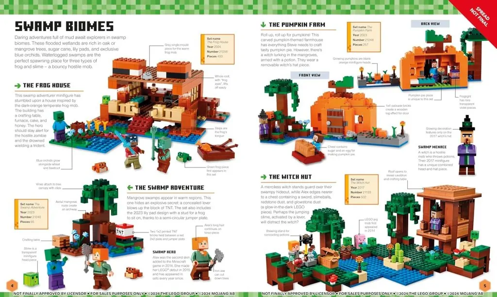 LEGO Minecraft Visual Dictionary and minifigure coming soon