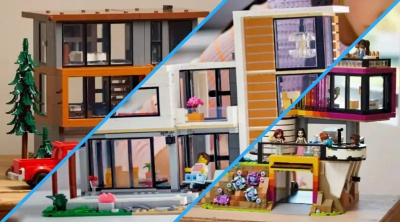 There's a modern LEGO mansion for everyone now