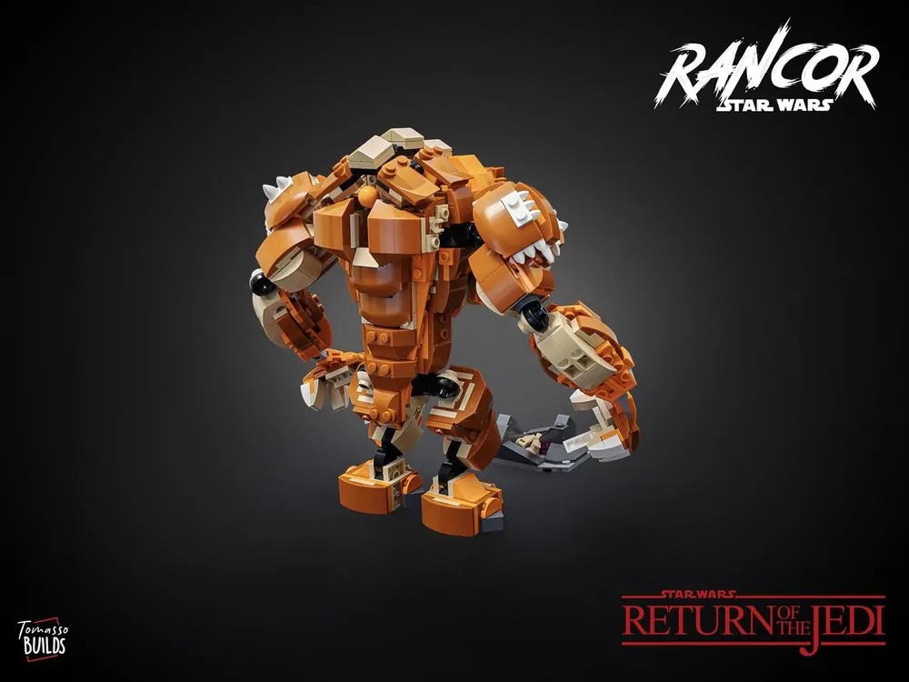 Custom LEGO Star Wars Rancor avoids breaking the bank