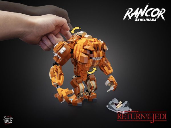 Custom LEGO Star Wars Rancor avoids breaking the bank