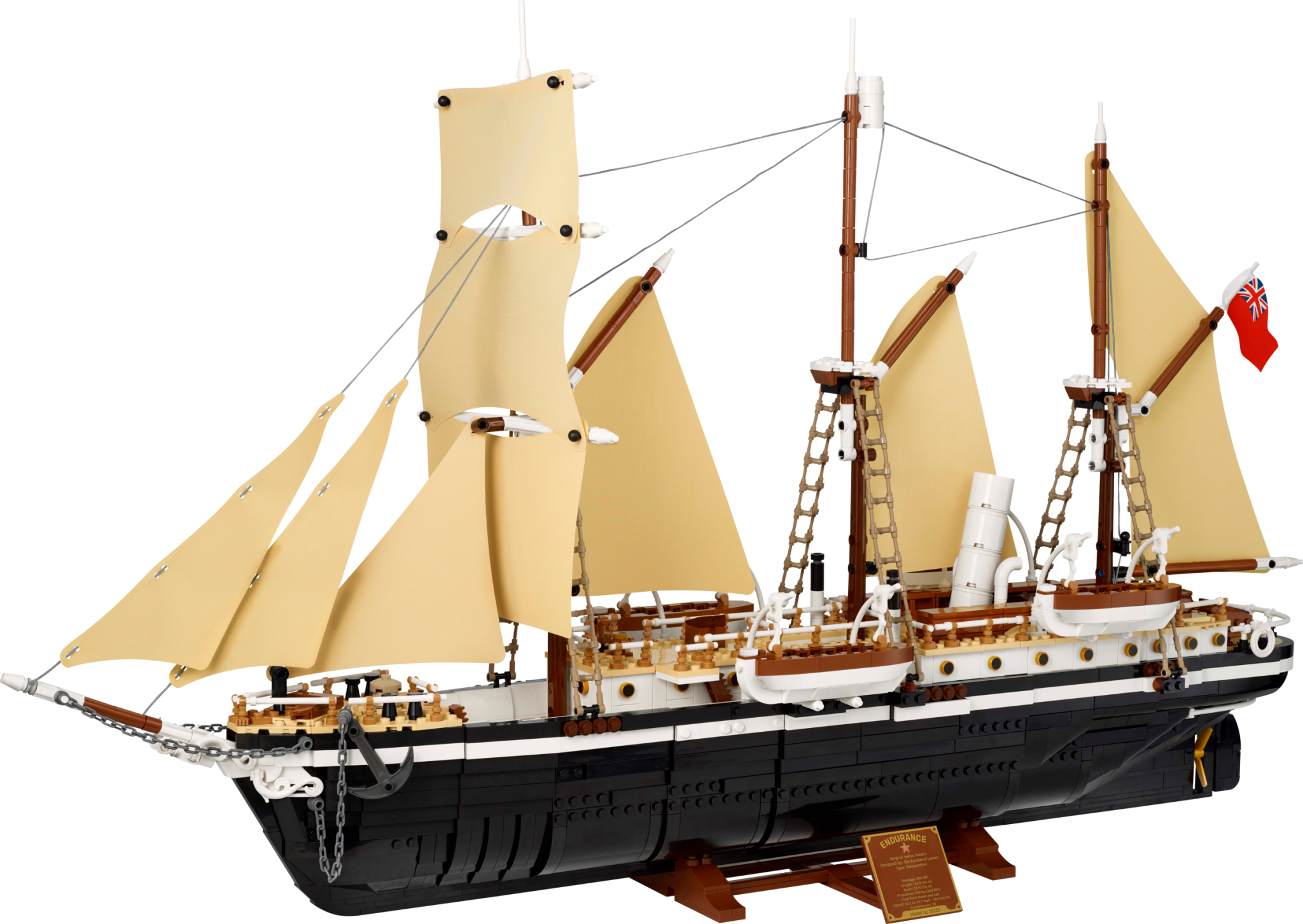 The first LEGO ships to sail so the Black Pearl could fly